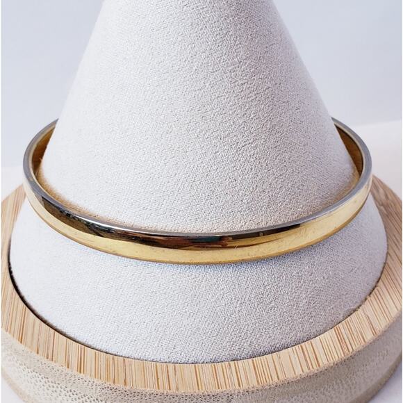 Trifari | Jewelry | Vintage Crown Trifari L Gold Tone Classic Bangle ...
